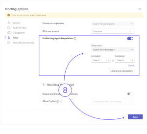 How to Enable Language Interpretation in Microsoft Teams